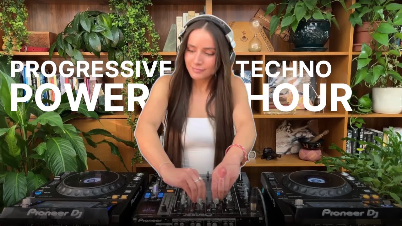 MiekeJames - Progressive Techno Power Hour DJ Mix - YouTube