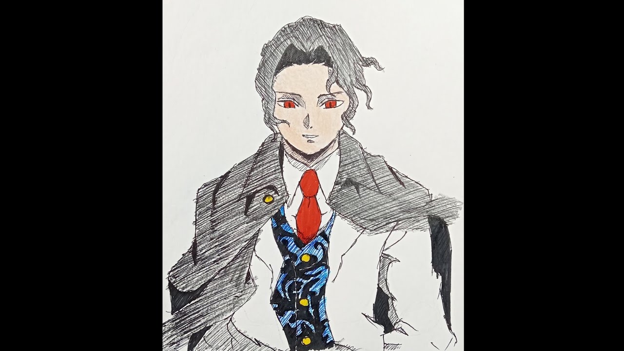 How to Draw Muzan full body | Step by step | Demon slayer | #anime # ...