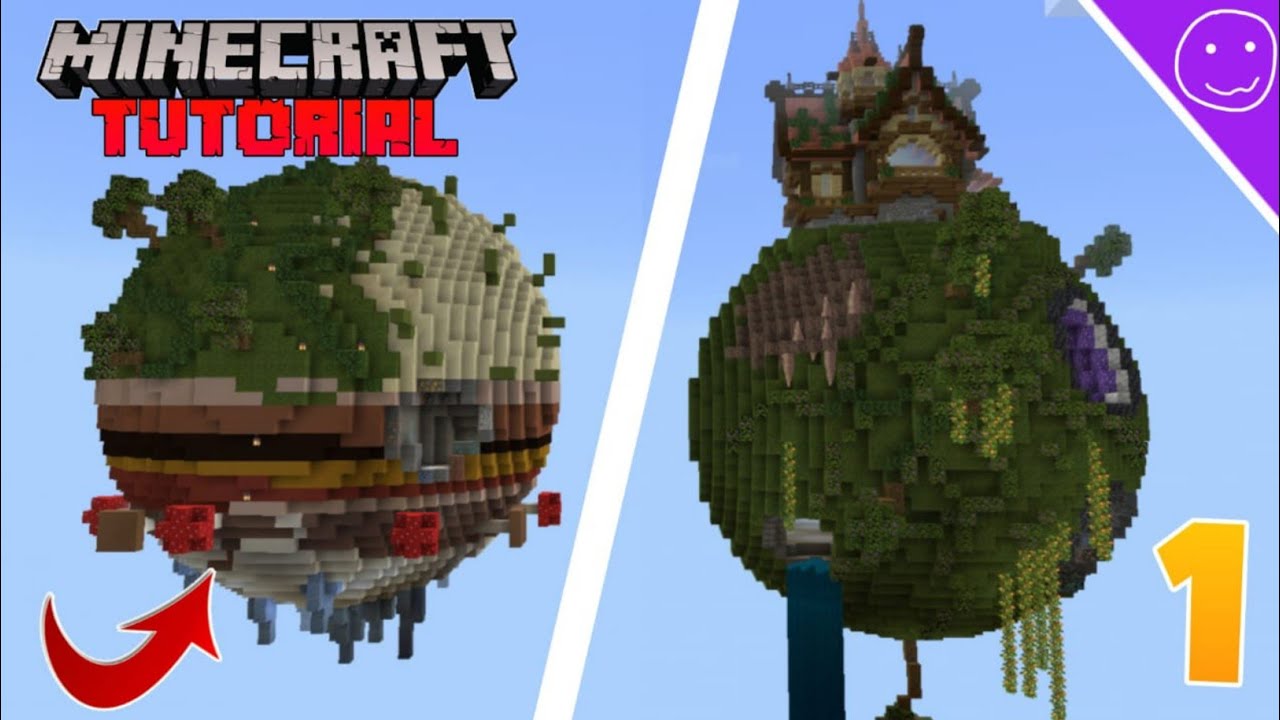 Minecraft: How To Build A Planet! | tutorial | - YouTube