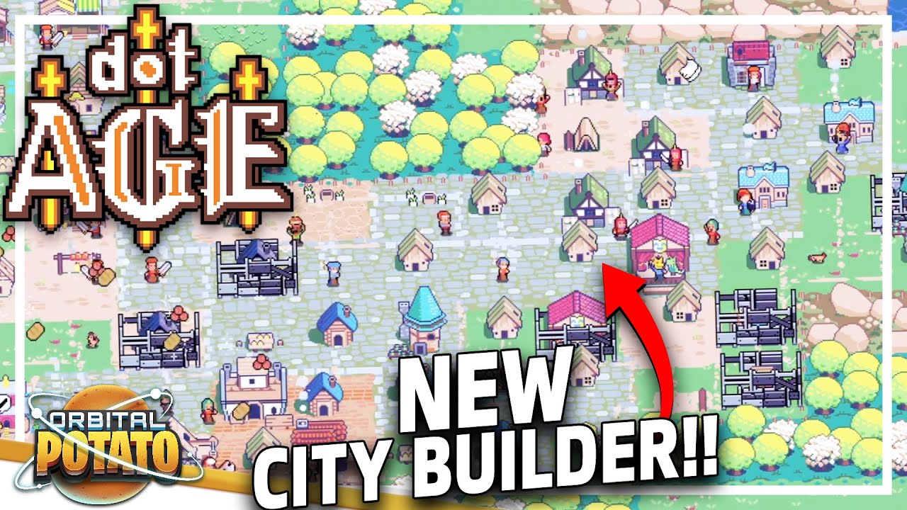 NEW Godly City Builder!! - Dotage - Base Building Management Game - YouTube