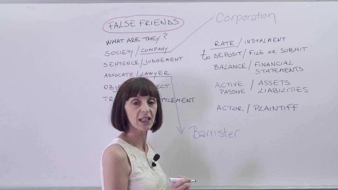 EFLIT mini-class on False Friends - YouTube