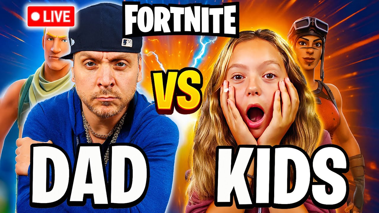 Dad vs Kids in Fortnite! (Every Kid for Themselves 😈) - YouTube
