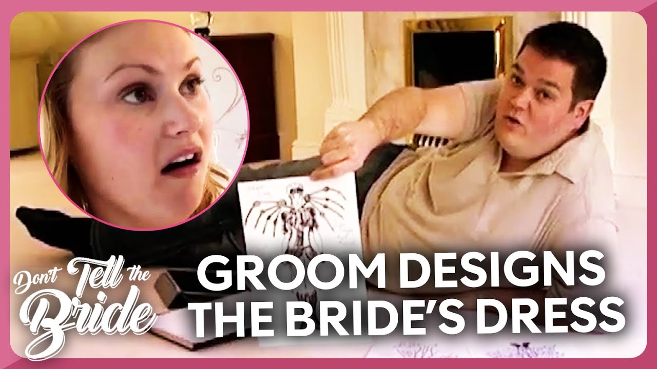 Groom Designs the Bride's Dress 🎨 - YouTube