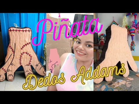 Piñata de Dedos Addams 🖐🏻/ DIY ️ - YouTube