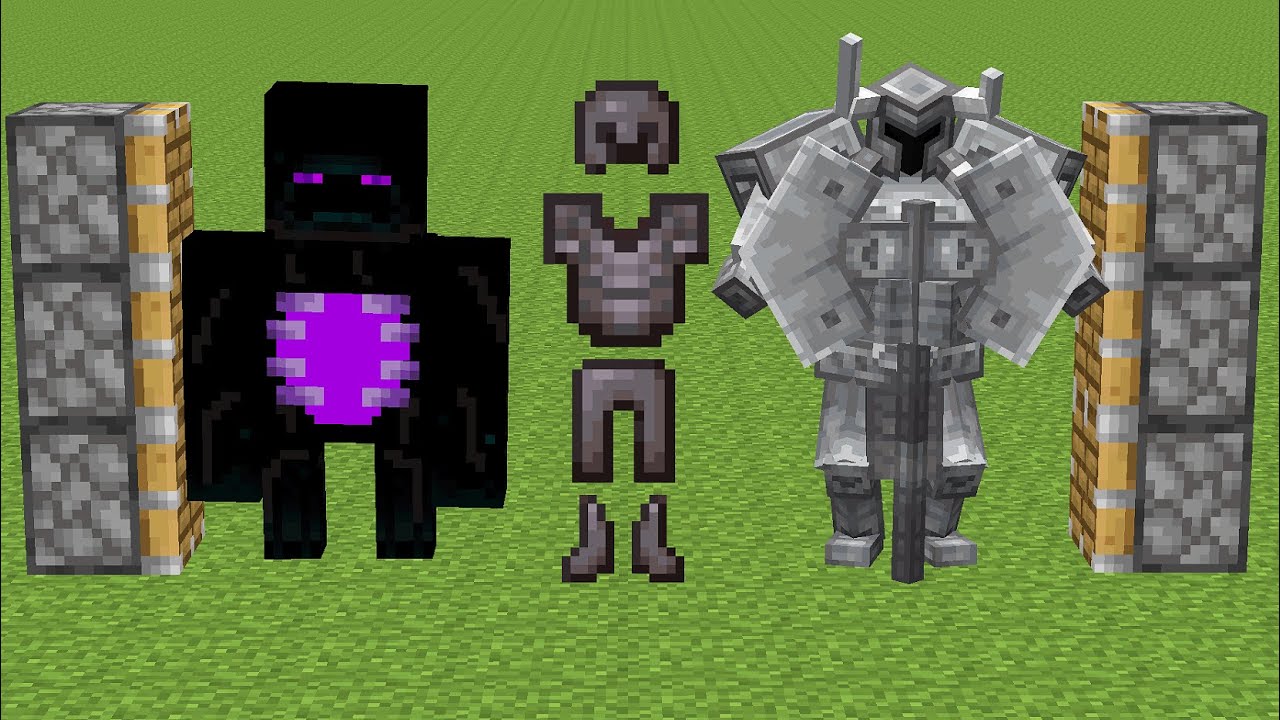 Ferrous Wroughtnaut + Netherite Armor + x40 Warden = ? - YouTube
