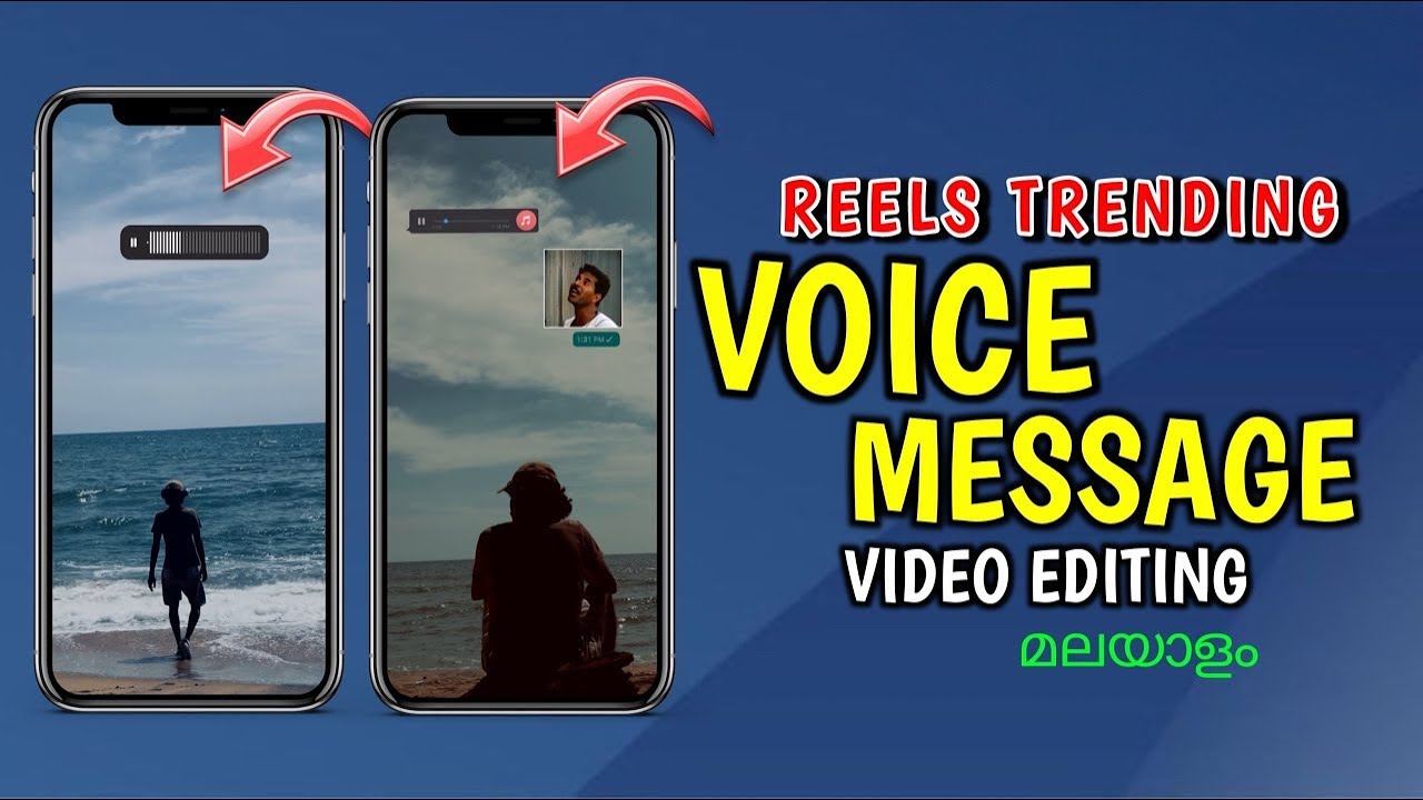 VOICE MESSAGE EFFECT VIDEO EDITING | INSTAGRAM REELS TRENDING VIDEO ...