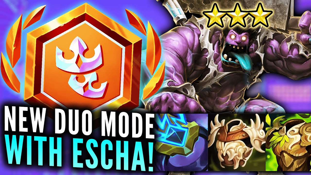 PLAYING THE NEW TFT DUO MODE W/ ESCHA! | TFT PATCH 11.23 - YouTube