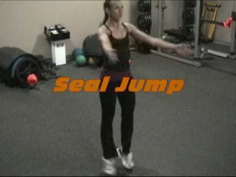 Seal Jump Fat Burning Warm Up Exercise - YouTube