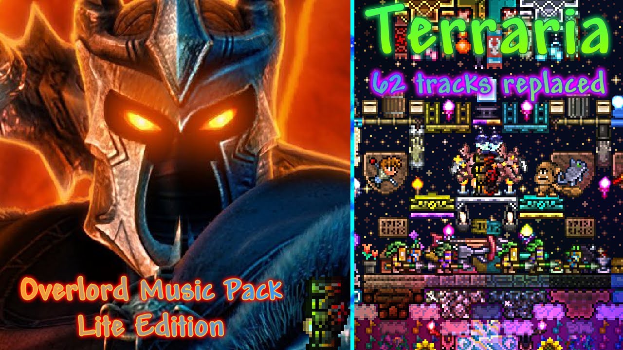 Terraria (1.4.4) - Overlord Music Pack Lite (replaces 62 tracks) - YouTube