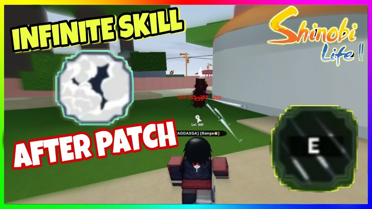 HOW TO USE INFINITE SKILL AFTER PATCH in SHINOBI LIFE 2 [ROBLOX] - YouTube
