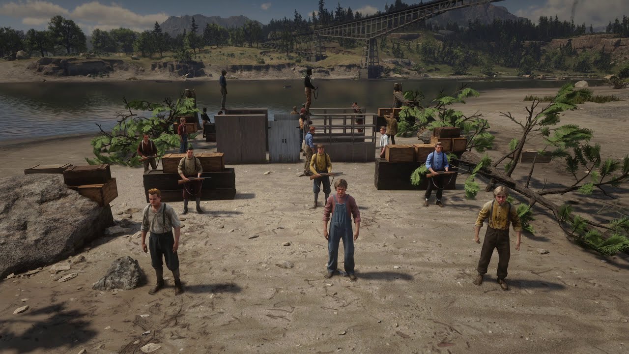 Kid Fight Club Red Dead Redemption 2 mod NPC Wars - YouTube