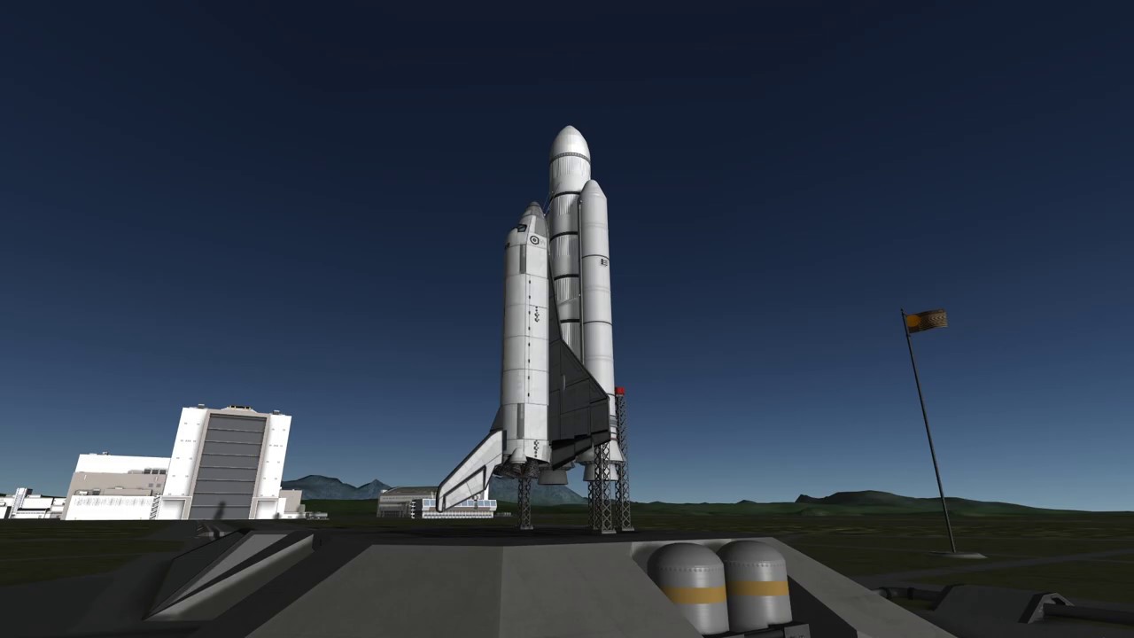 Mostly Stock Space Shuttle | Kerbal Space Program - YouTube