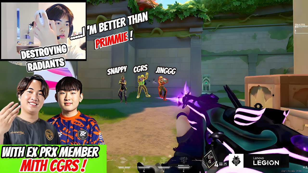 PRX Jinggg Met His Ex PRX Member CGRS With Snappy & Destroyed Enemies ...