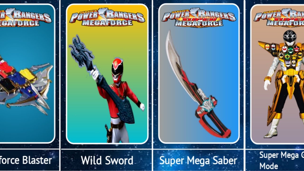 Power Rangers Megaforce Weapons