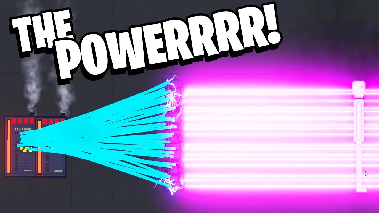 Making a 1,000,000 Watt MEGA LASER With The New Generator in People ...