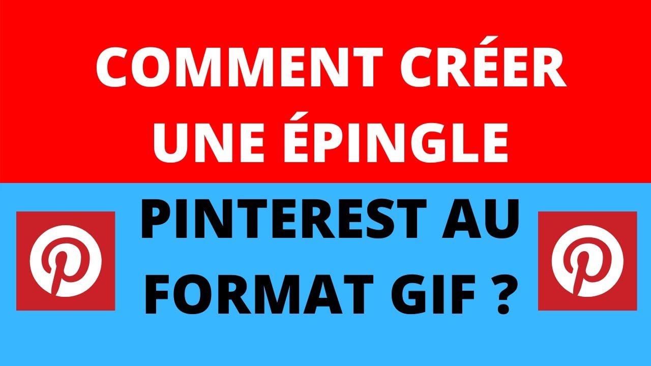 Comment créer une épingle pinterest au format GIF ? - YouTube
