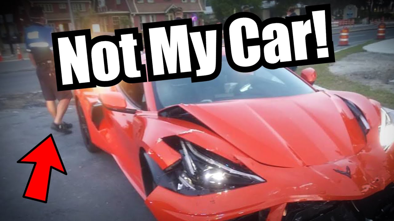 The First Crashed 2020 Corvette C8 - YouTube