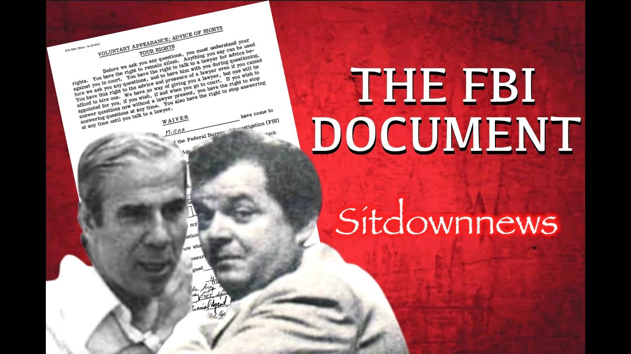 The FBI Document - YouTube