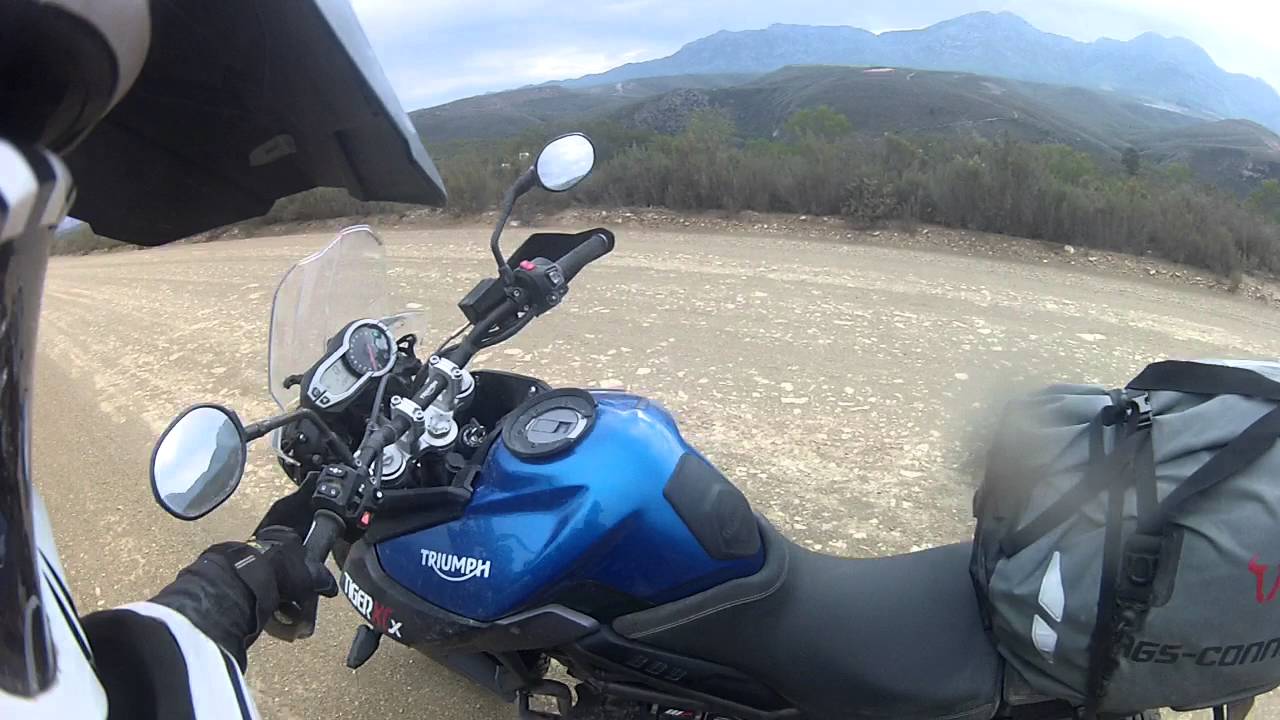 High speed motorcycle riding on gravel and dirt roads - YouTube