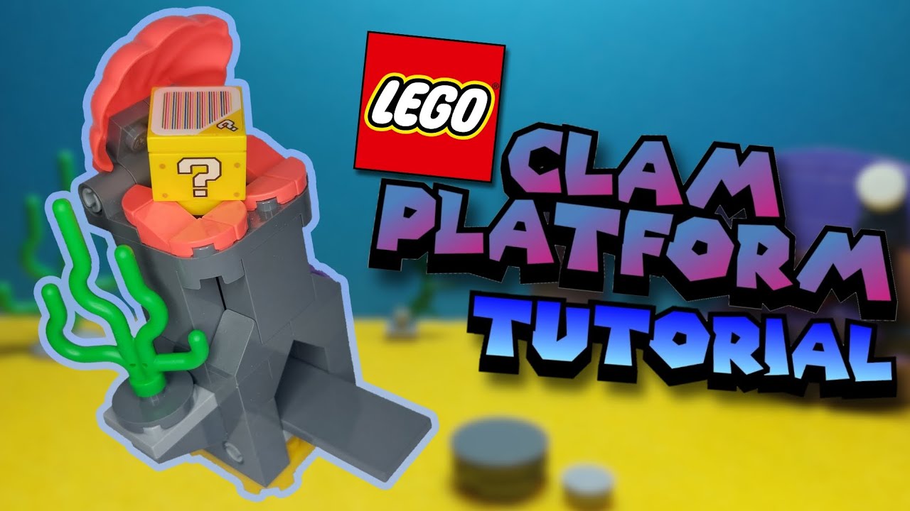 Lego Super Mario MOC No° 3: Clam Platform (Tutorial and Showcase) - YouTube