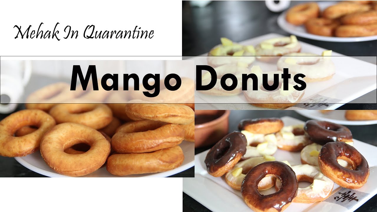 Mango Donuts | Homemade | Healthy Snack | Easy to Make - YouTube