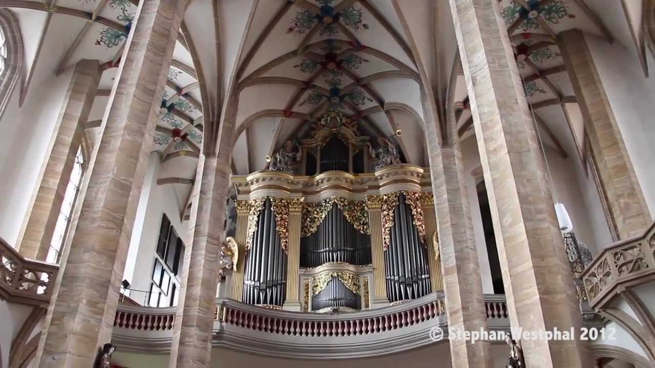 Silbermannorgel Dom Freiberg 720 - YouTube