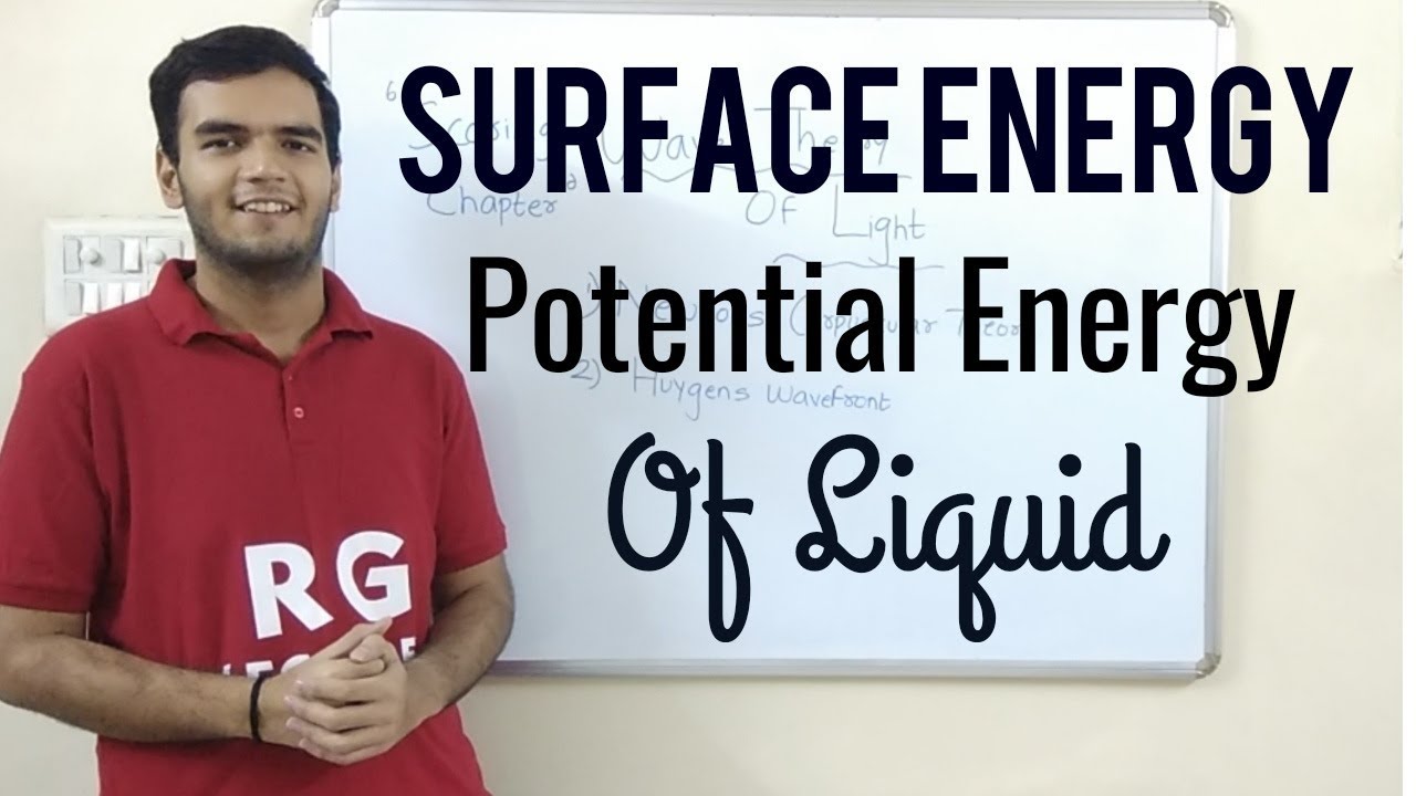 Surface Energy in Surface Tension, #surfaceenergy #surfacetension - YouTube