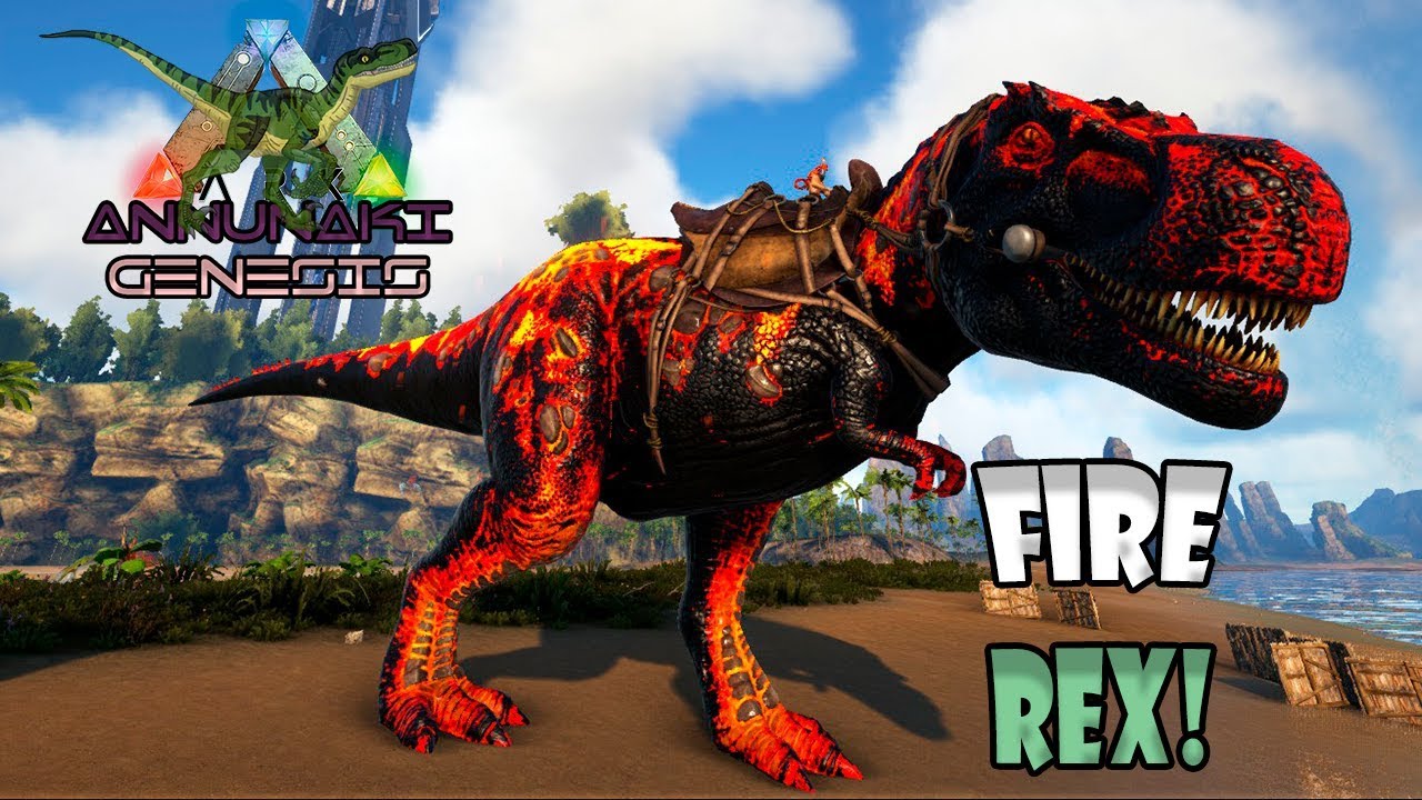 UPAMOS NOSSO REX DE FOGO: FREE FIRE!!! --- ARK ANNUNAKI T4 #36 - YouTube