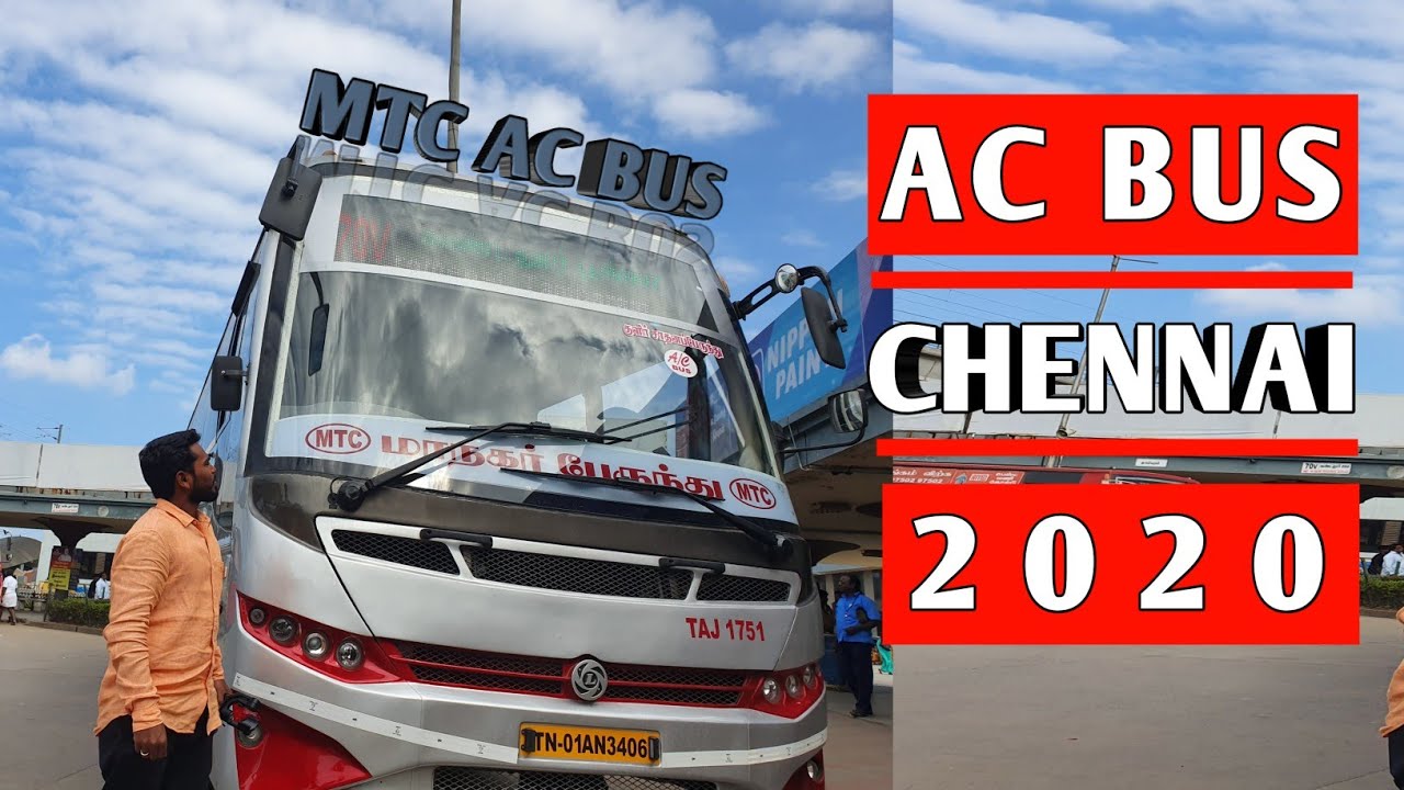 MTC New Ac Bus In Chennai || First Look || Bus Review - YouTube