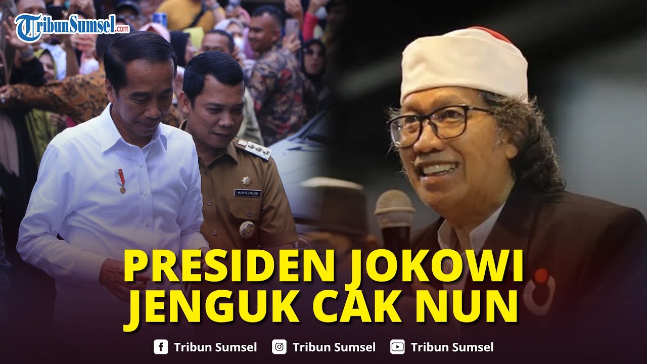 🔴Jokowi Sempatkan Jenguk Cak Nun di RS Sardjito, Sebut Kondisinya ...