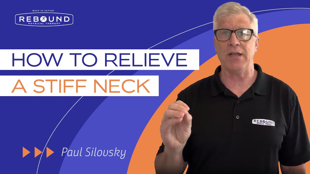 How To Relieve a Stiff Neck - YouTube