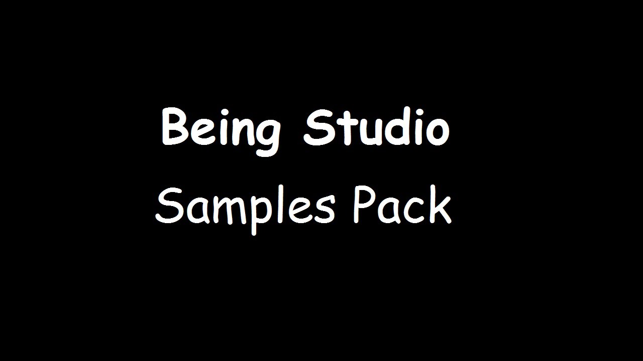 Being Studio Sample Pack - YouTube