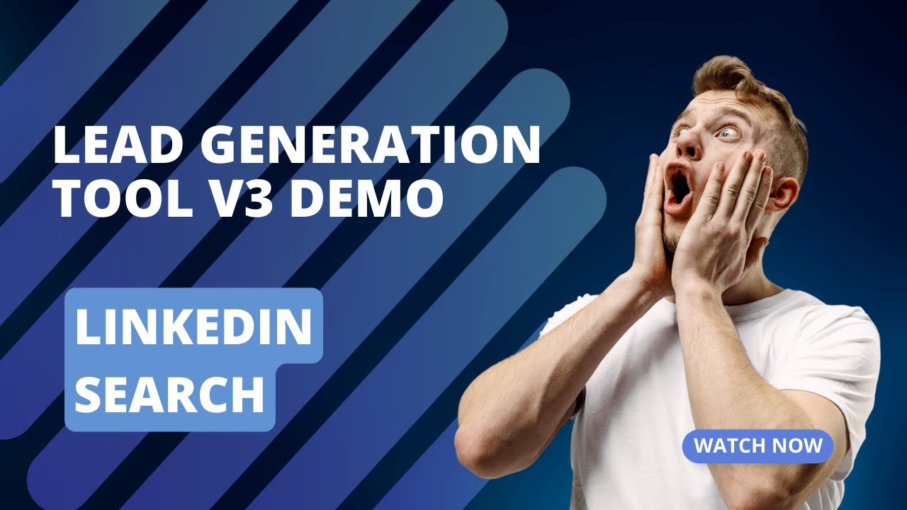 Lead Generation Tool V3 Demo | LinkedIn Search - YouTube