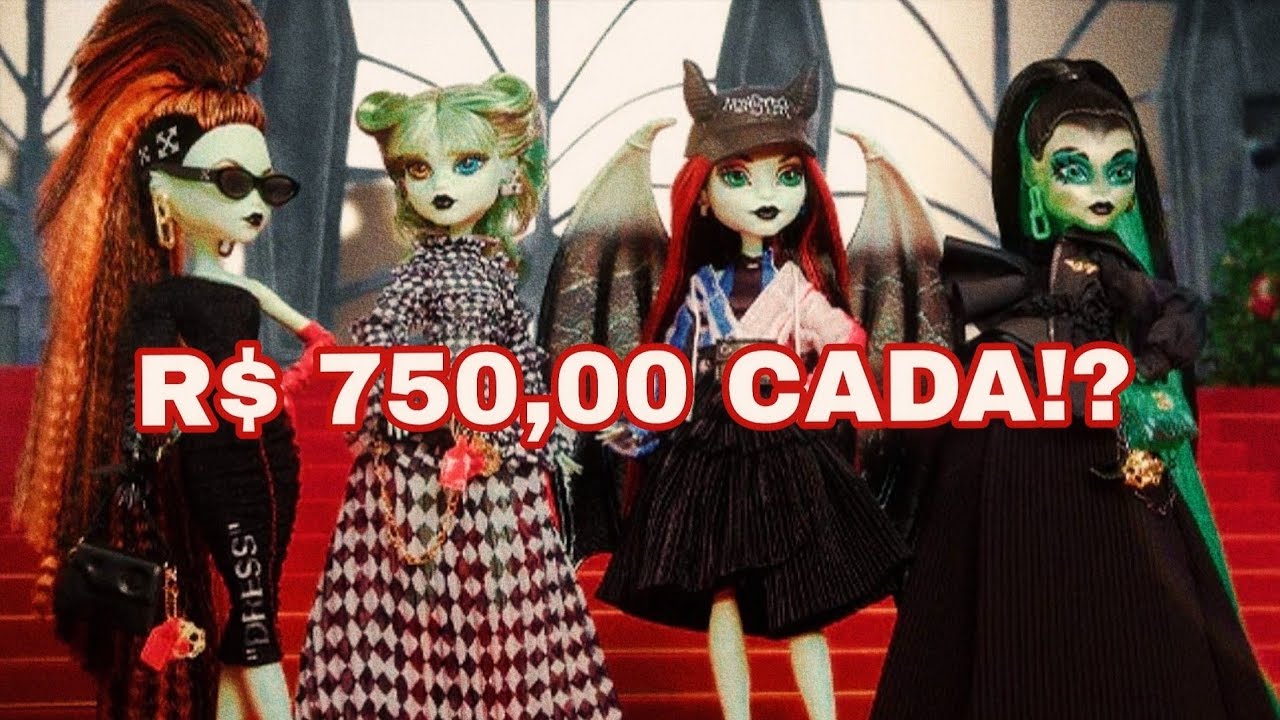 AS NOVAS MONSTER HIGH COLLECTOR VALEM TUDO ISSO MESMO? 🤔 Monster High x ...