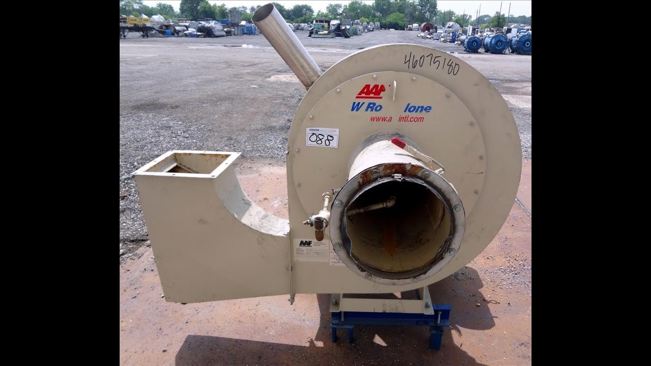 Used- AAF Type W RotoClone Scrubber: stock # 46075180 - YouTube