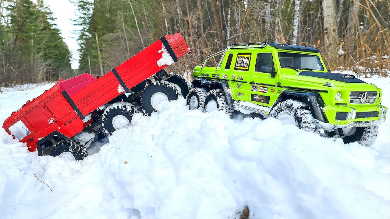 Two Epic RC Trucks: Unbelievable Snow Off-Road Showdown! - YouTube