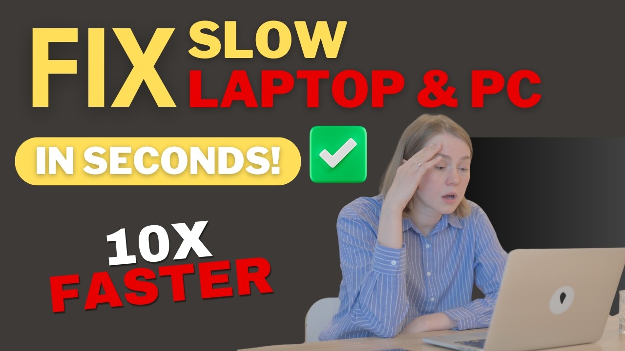 How to Fix a Slow PC & Laptop| Windows 10 & 11 Run Faster - in Minutes ...
