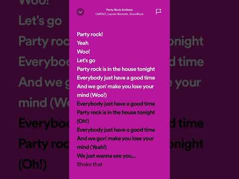 LMFAO, Lauren Bennett & GoonRock - Party Rock Anthem #hits #spotifylyrics #trending #tiktok #summer