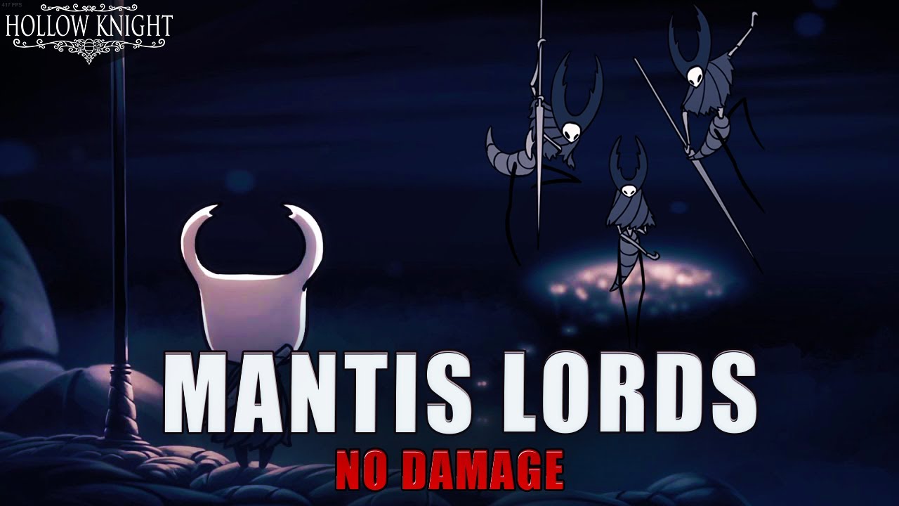 Hollow Knight - Mantis Lords Boss fight (No Damage) - YouTube