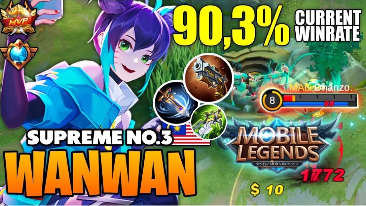 WANWAN BEST BUILD 2024 | BUILD TOP 1 GLOBAL WANWAN GAMEPLAY | MOBILE ...
