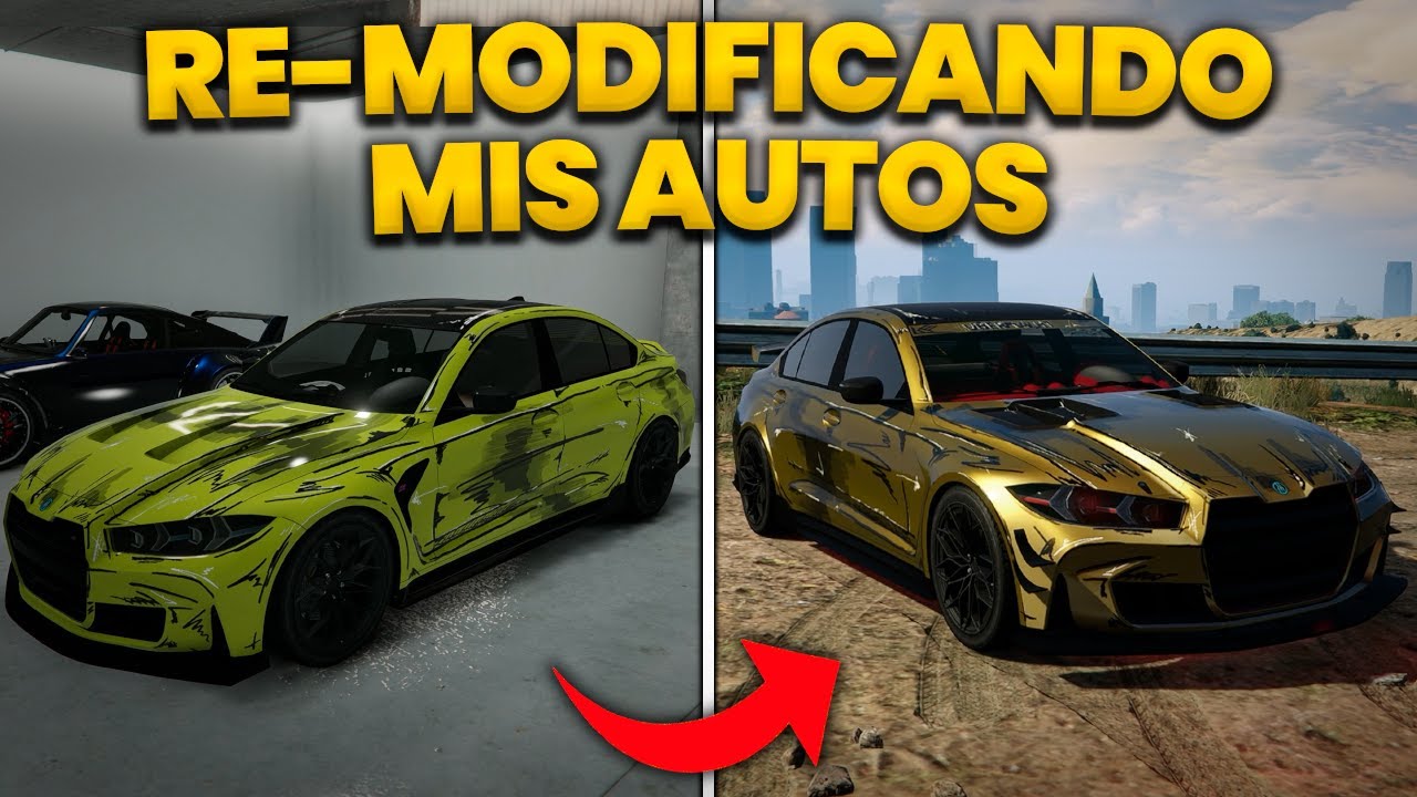 MEJORÉ un INCREIBLE BMW!!! | Re-Modificando Mis Autos GTA Online - YouTube