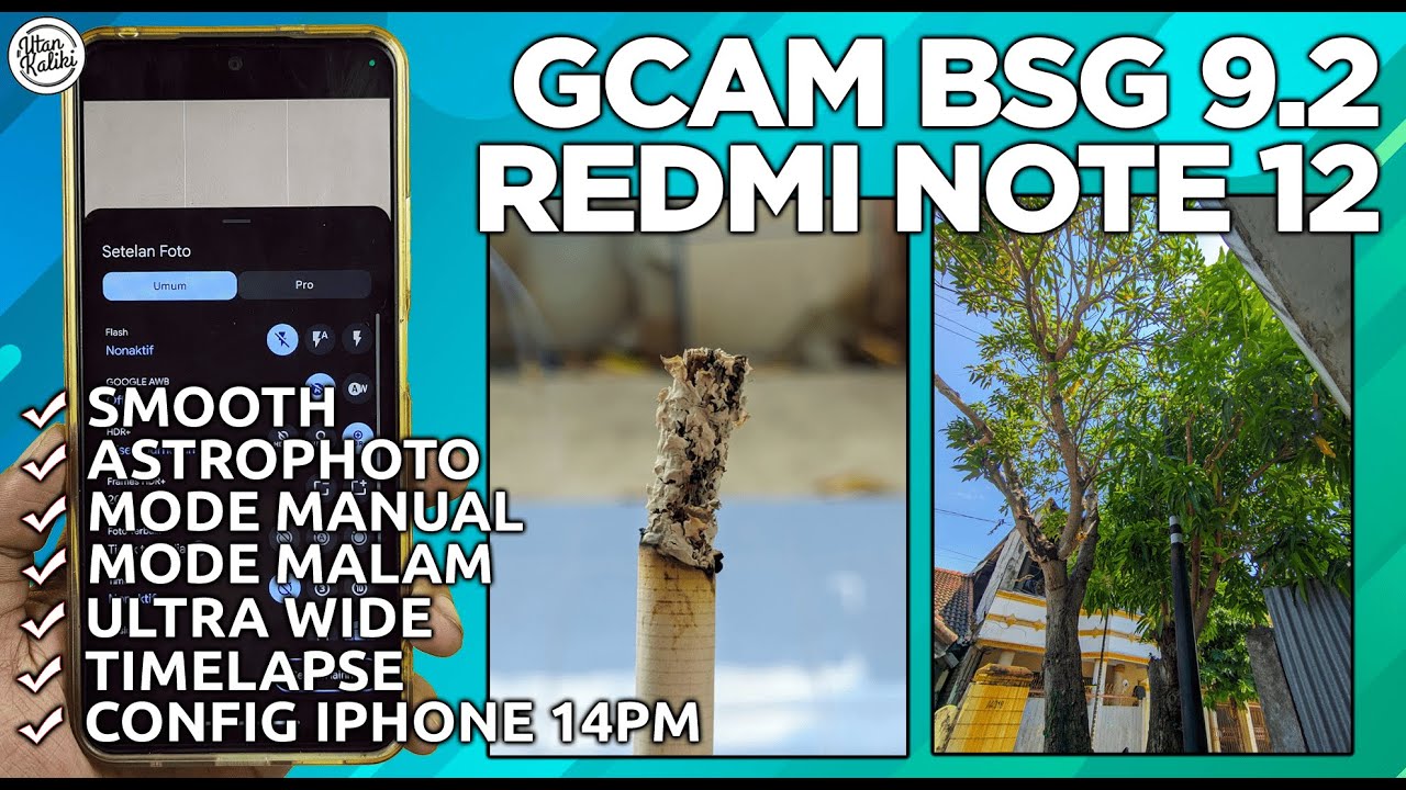 GCAM REDMI NOTE 12 | Google Camera GCam BSG 9.2 Redmi Note 12 Config ...