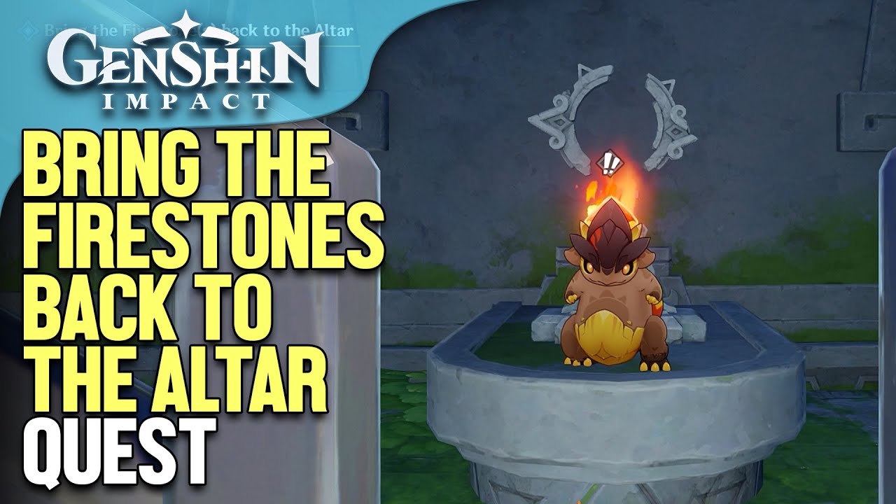 Bring the Firestones back to the Altar "Lost Traveler in the Ashen ...