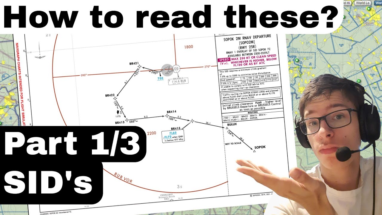 How to read SIDs and STARs | Part 1/3 | Standard Instrument Departures ...