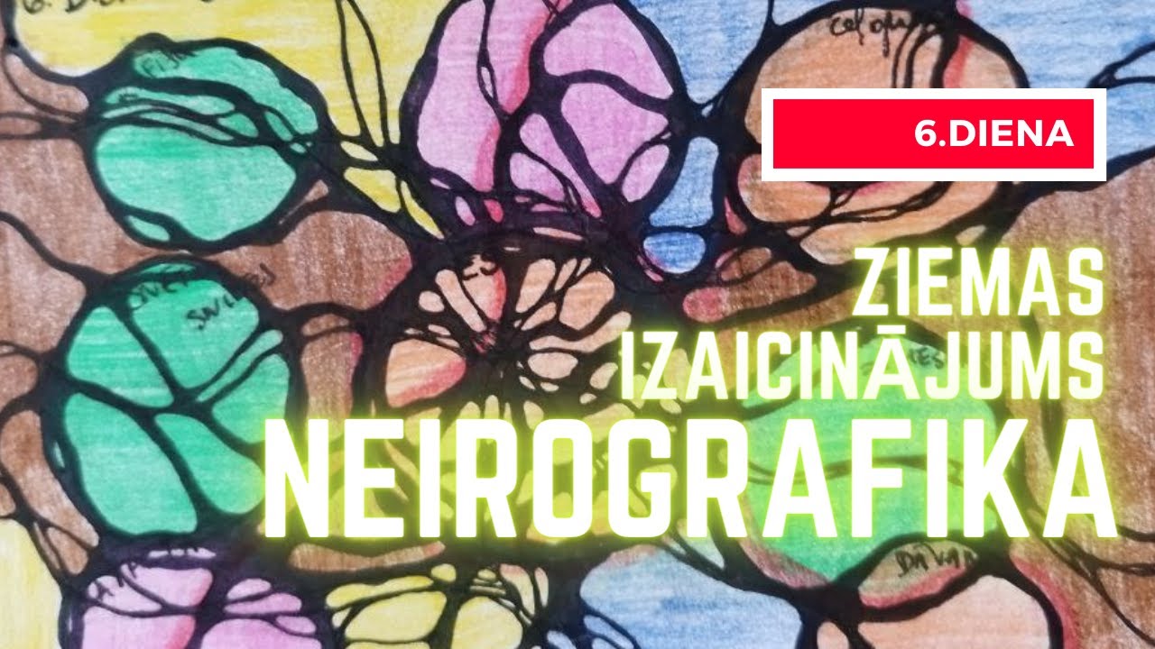 Neirografika. Ziemas izaicinājums - 6.diena - YouTube