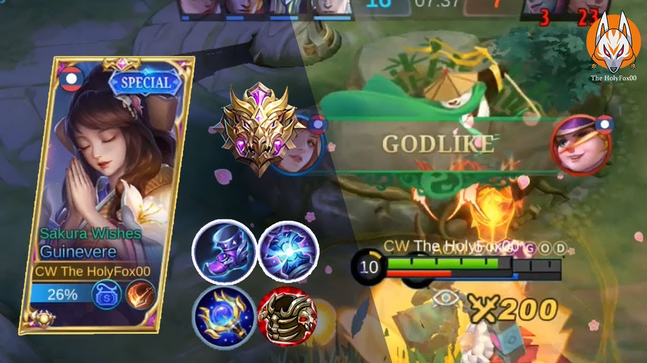 MBLL: Guinevere Solo Rank in Mythic Game Play - YouTube