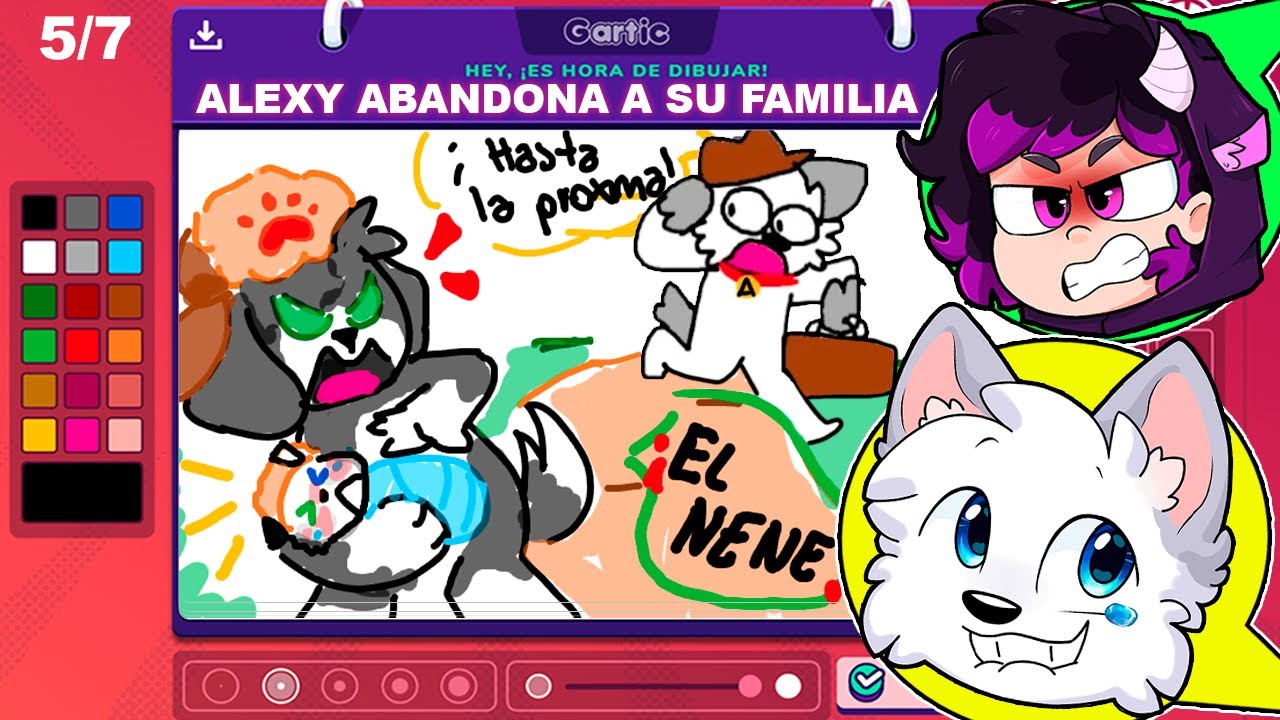 ALEXY ABANDONA a EMIZ y EMILEXY BEBE!! 😭👶 MOMENTOS GRACIOSOS de GARTIC ...