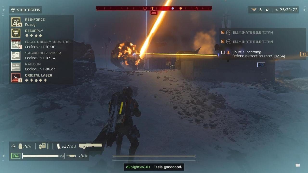 HELLDIVERS 2 chaotic extraction - YouTube