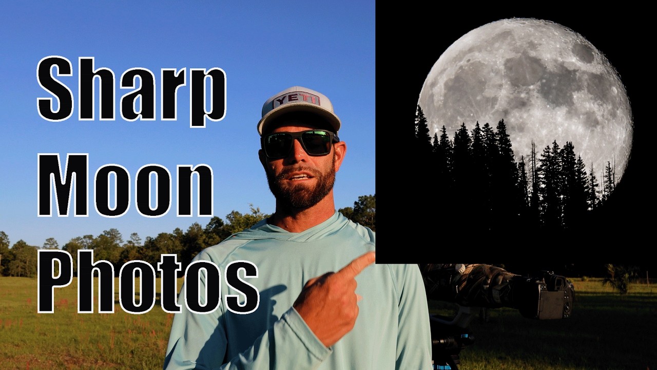 Struggle to nail a sharp moon photo? - YouTube