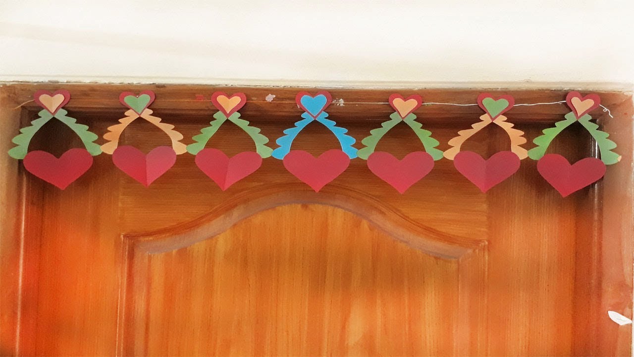 Paper toran | Door Hanging Design | | Siri Art&Craft | - YouTube